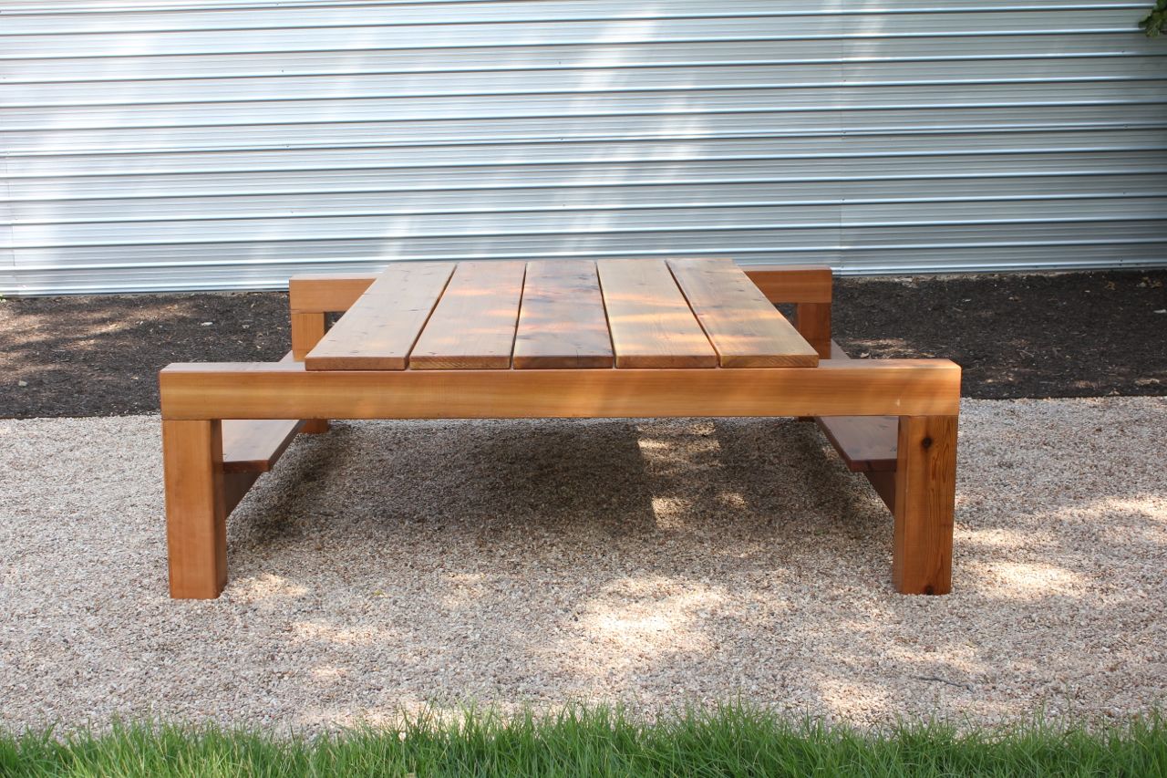 austin cubed: a Modern picnic table
