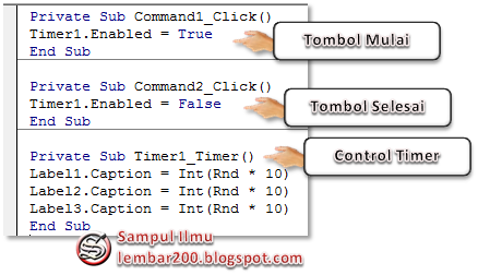 Cara membuat Program Acak Angka Di Visual Basic - Sampul Ilmu