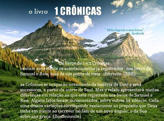 Momento Versículos ☘️: Bíblia Sagrada e seus livros - 1 CRÔNICAS