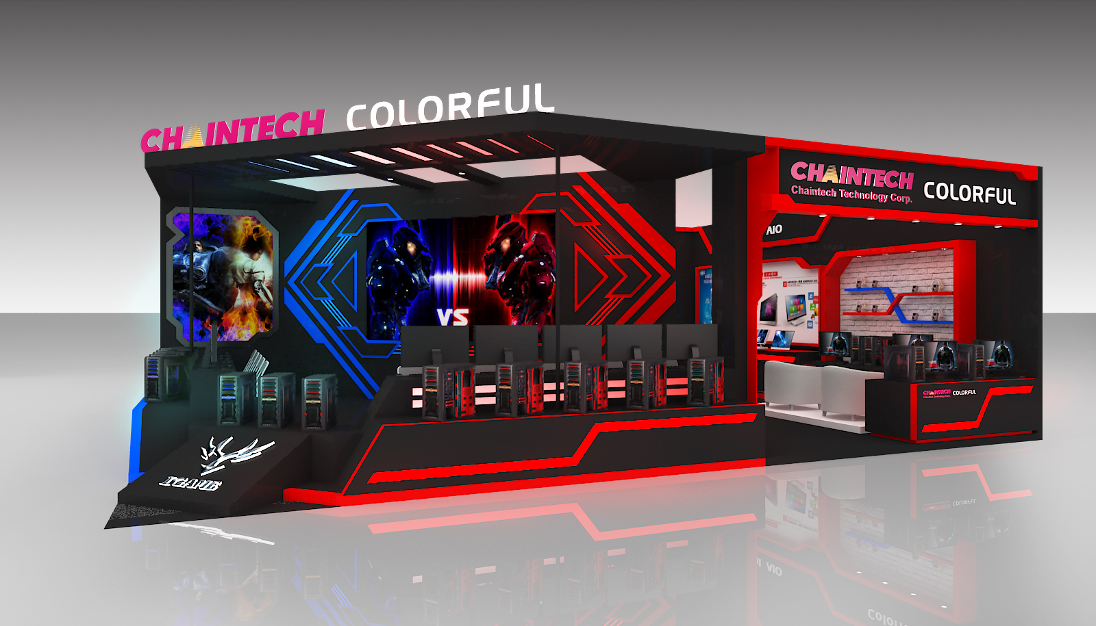 Booth design - Computex - Uranus Lin