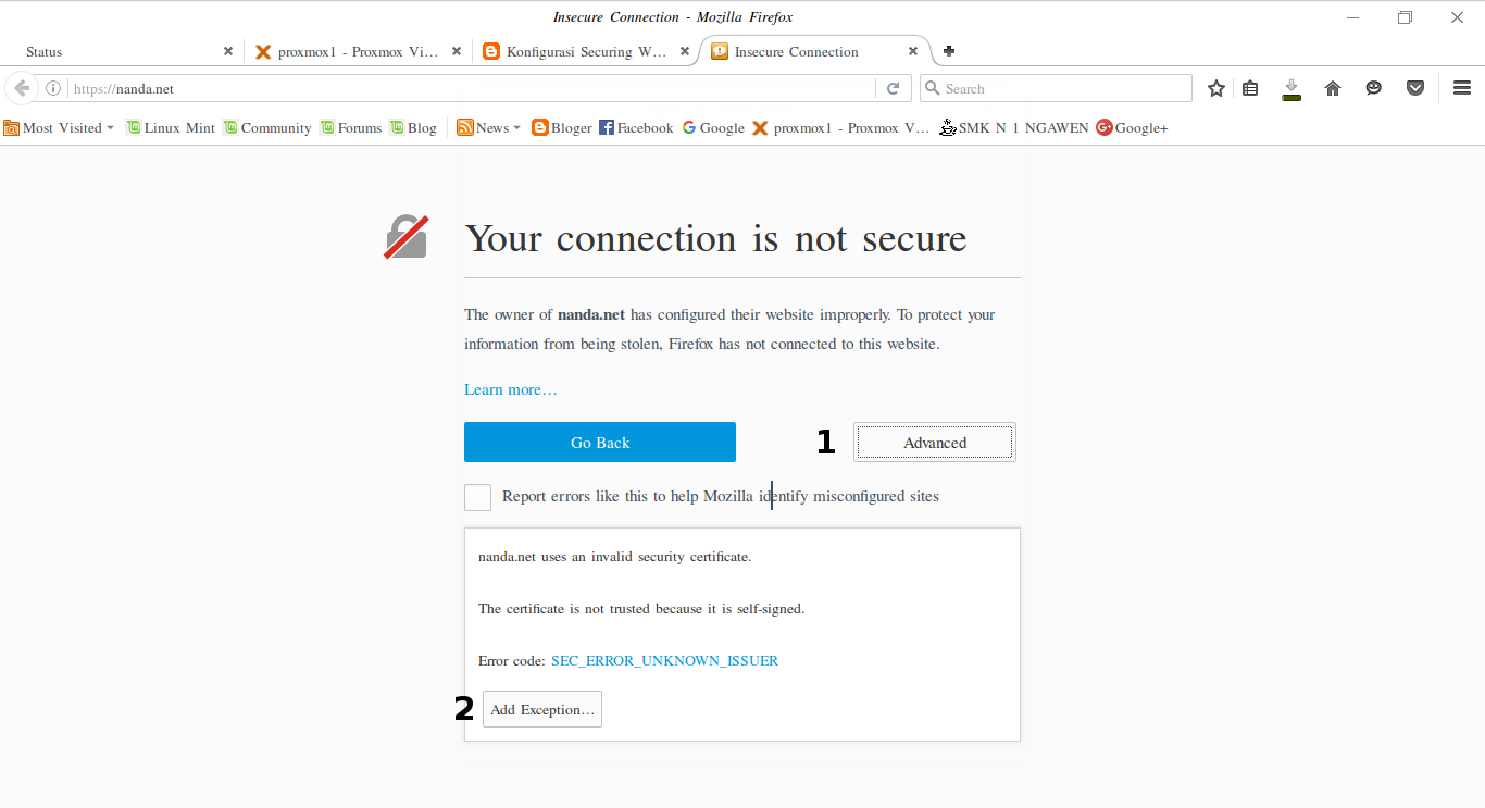 Konfigurasi Securing Web Server (HTTPS) di Debian Jessie