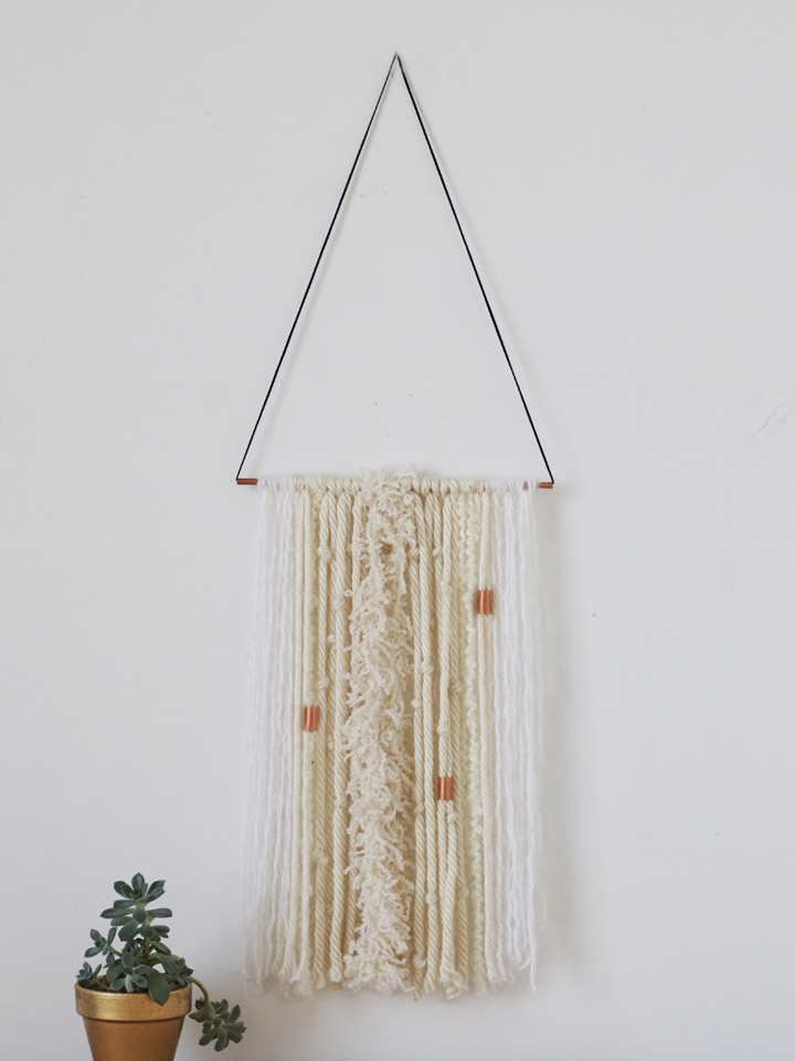 FOXTAIL + MOSS: MAKE // DIY Triangle Wall Hanging