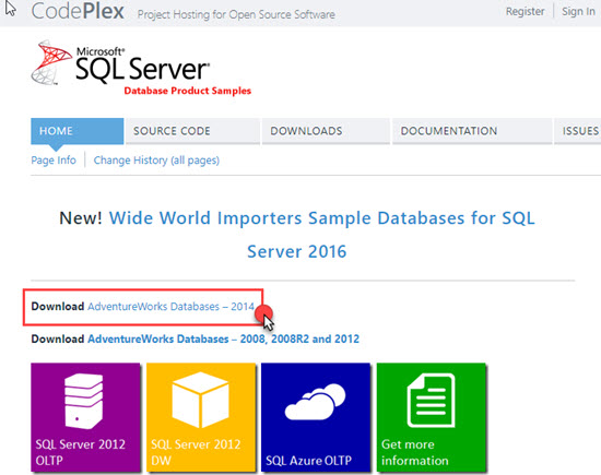 Setup Adventureworks Database In Microsoft Sql Server 2014 ~ It Tutorials With Example