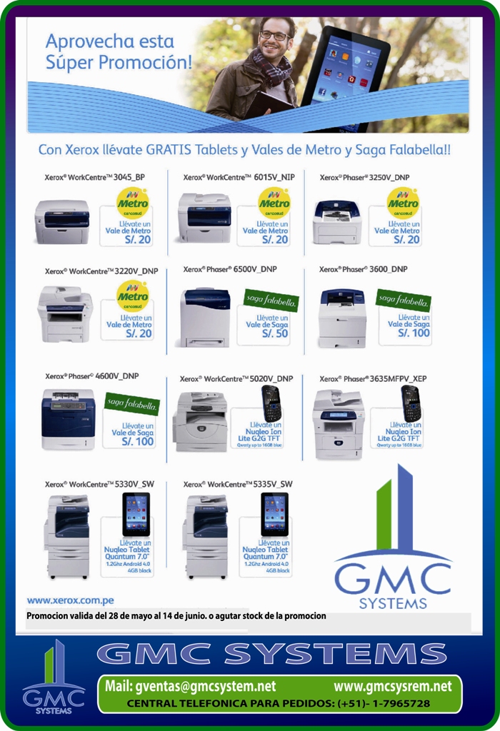 Aprovecha esta Super Promociòn Impresora XEROX -SOLO PERU