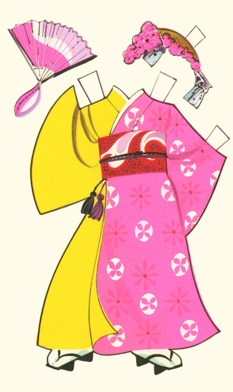 inkspired musings: Japan Poems, Culture, Paperdolls and Vintage Clip