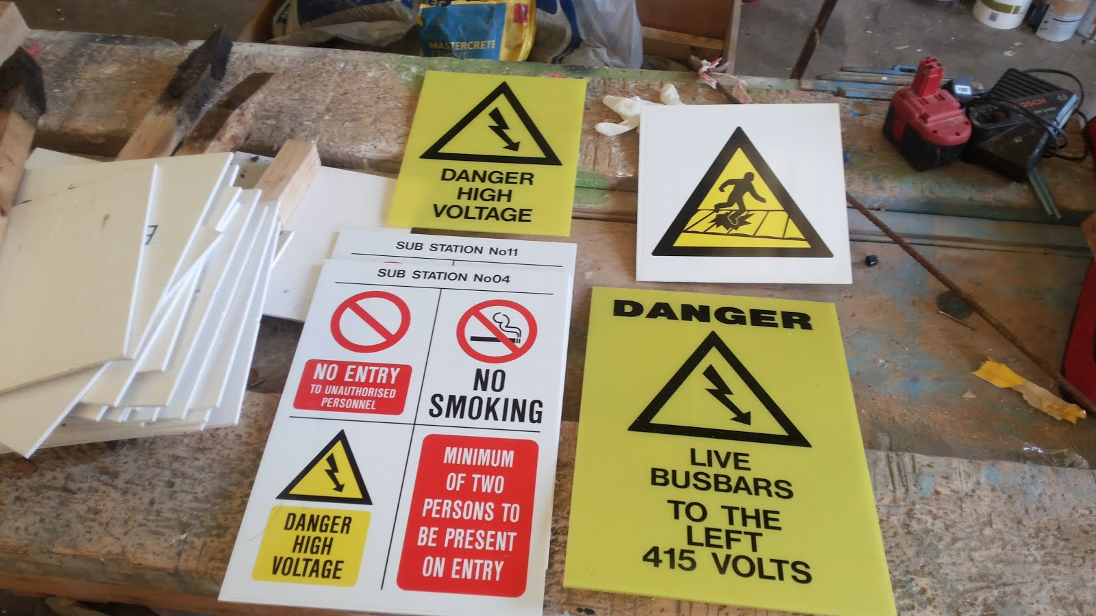 The Green I Signs Blog: All types of bespoke health & safety warning ...