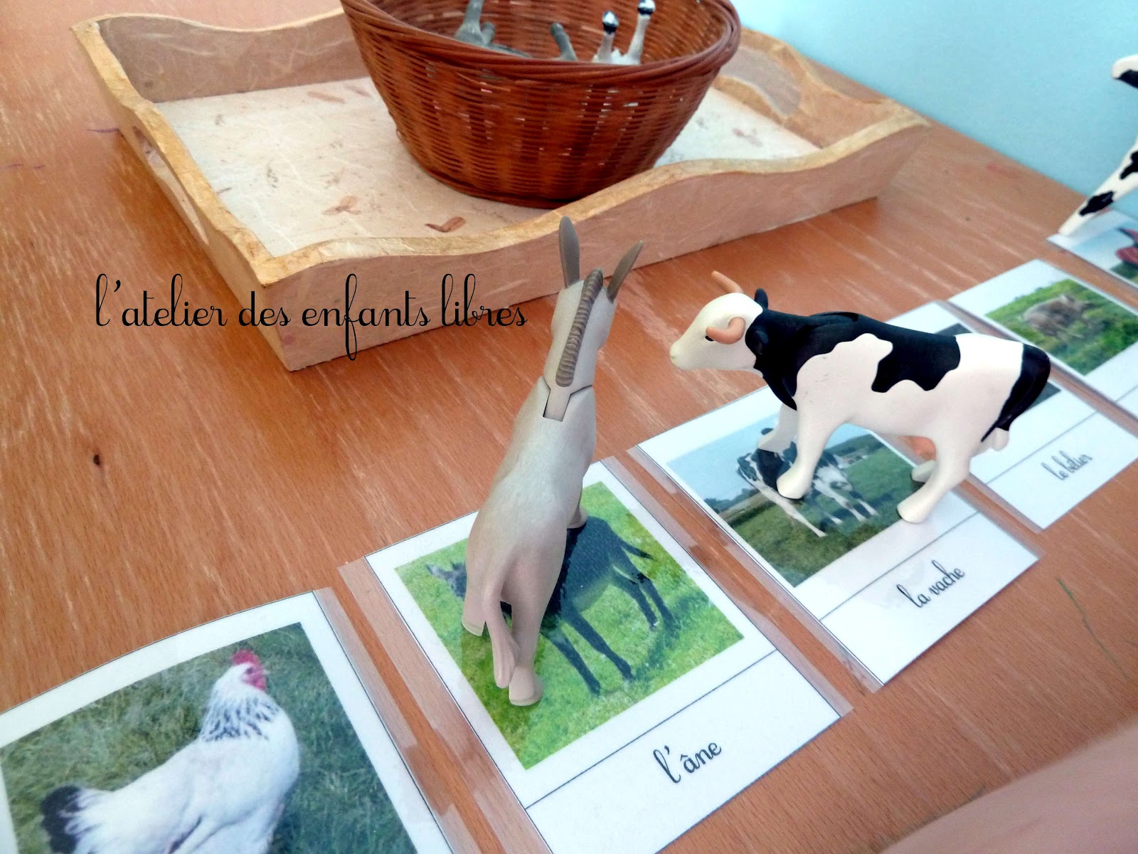 l'Atelier des enfants libres: les animaux et la ferme Montessori