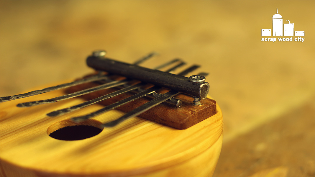 scrap wood city: How to make a kalimba using the lathe