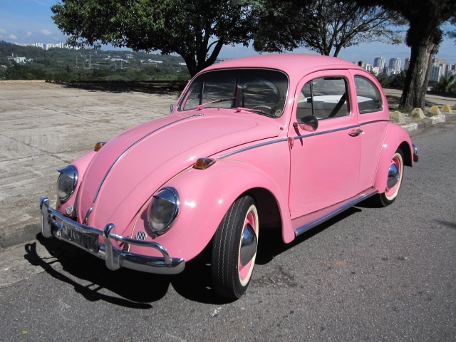 fusca rosa à venda