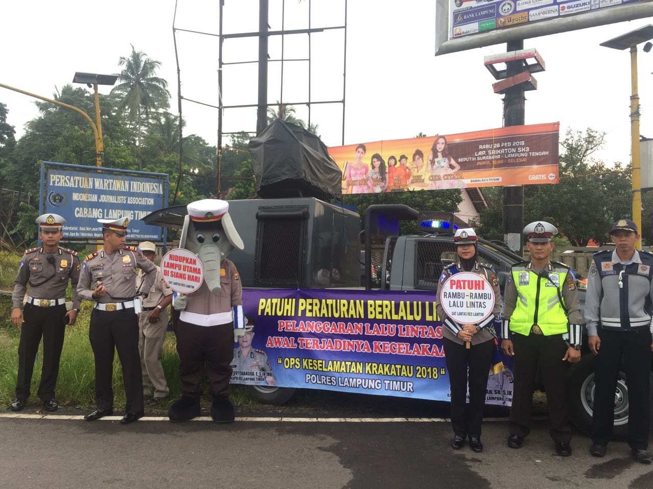 Sat Lantas Polres Lamtim Kampanye Keselamatan Berkendara - Portal ...