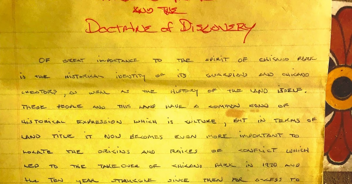 Indigenous Peoples Forum on the Impact of the Doctrine of Discovery ...