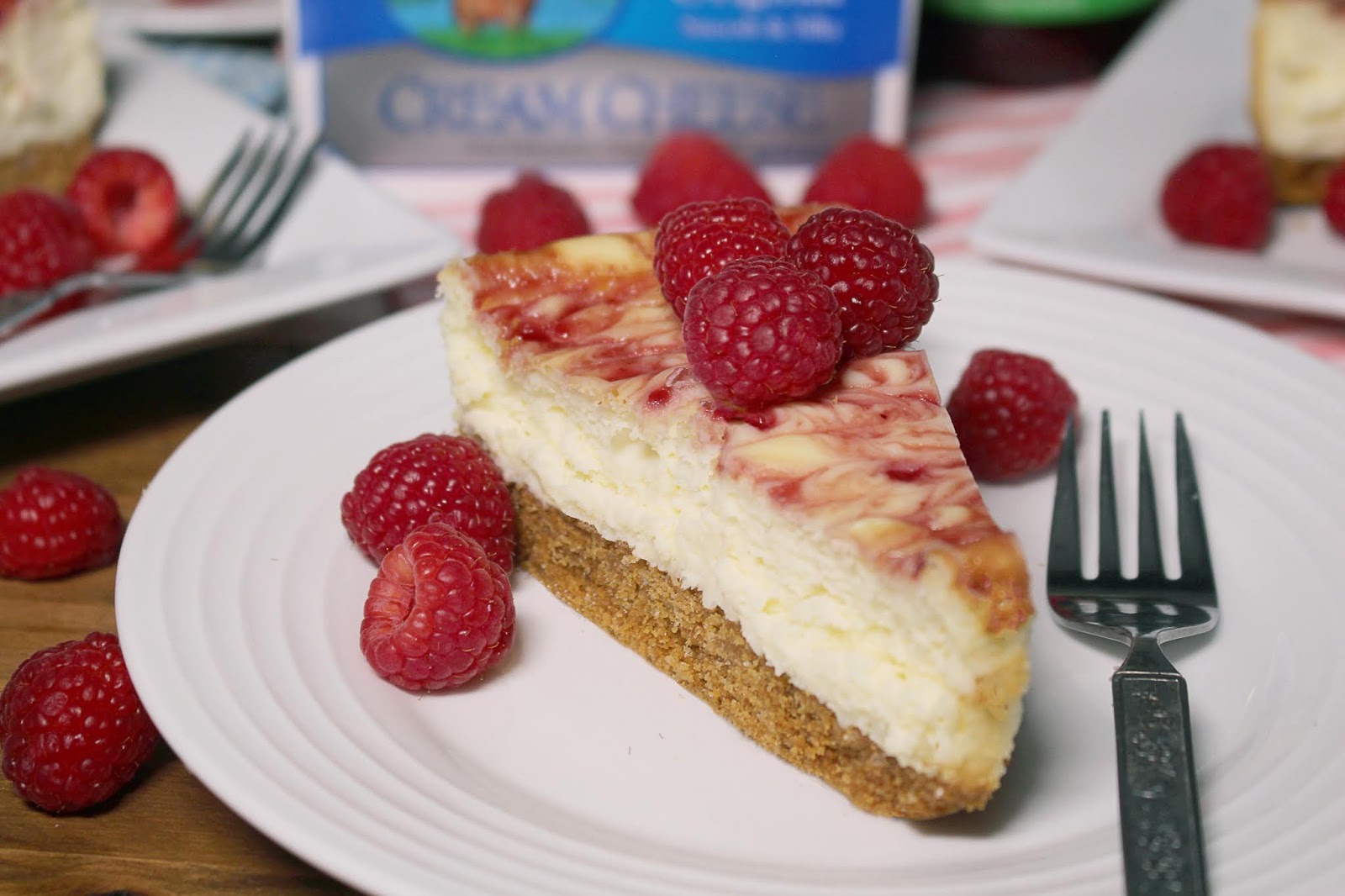 Kylee's Kitchen: Raspberry cheesecake for 2 people