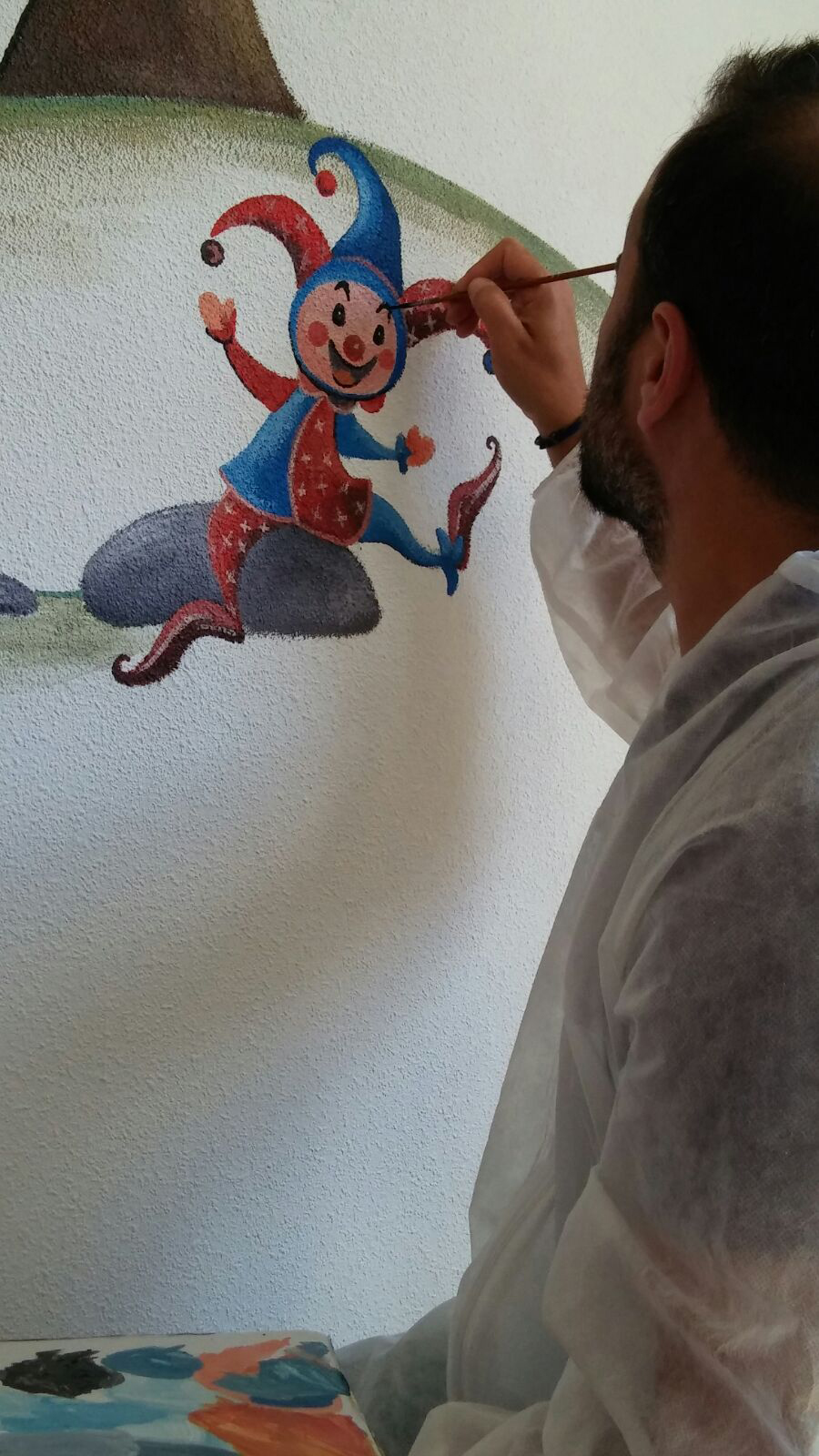 QUIEL RAMOS, ilustrador: Mural para la habitación de Sira