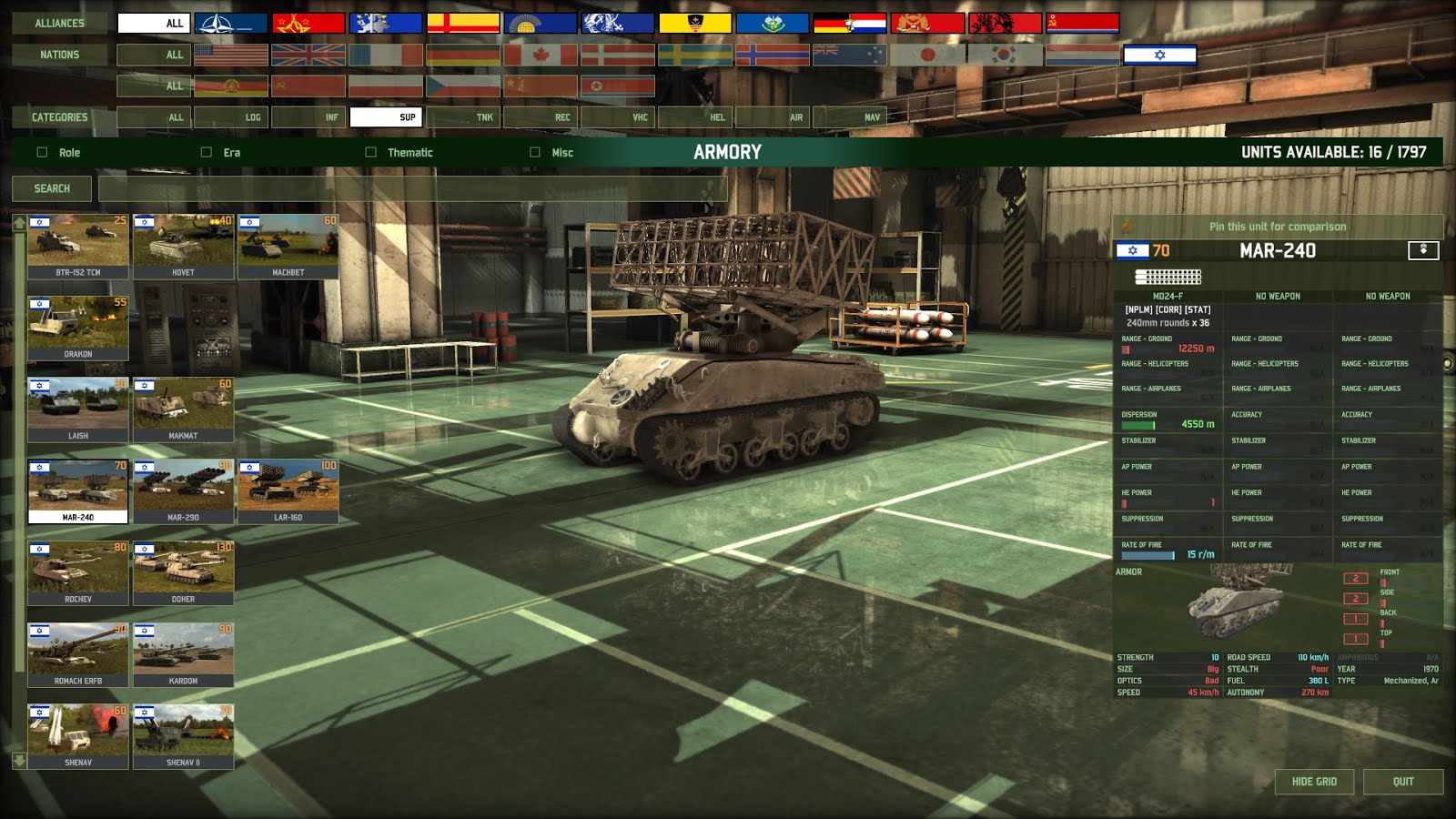 とりあえずポリポリ: (Wargame: Red dragon)ユニット紹介的な何か: MAR-240