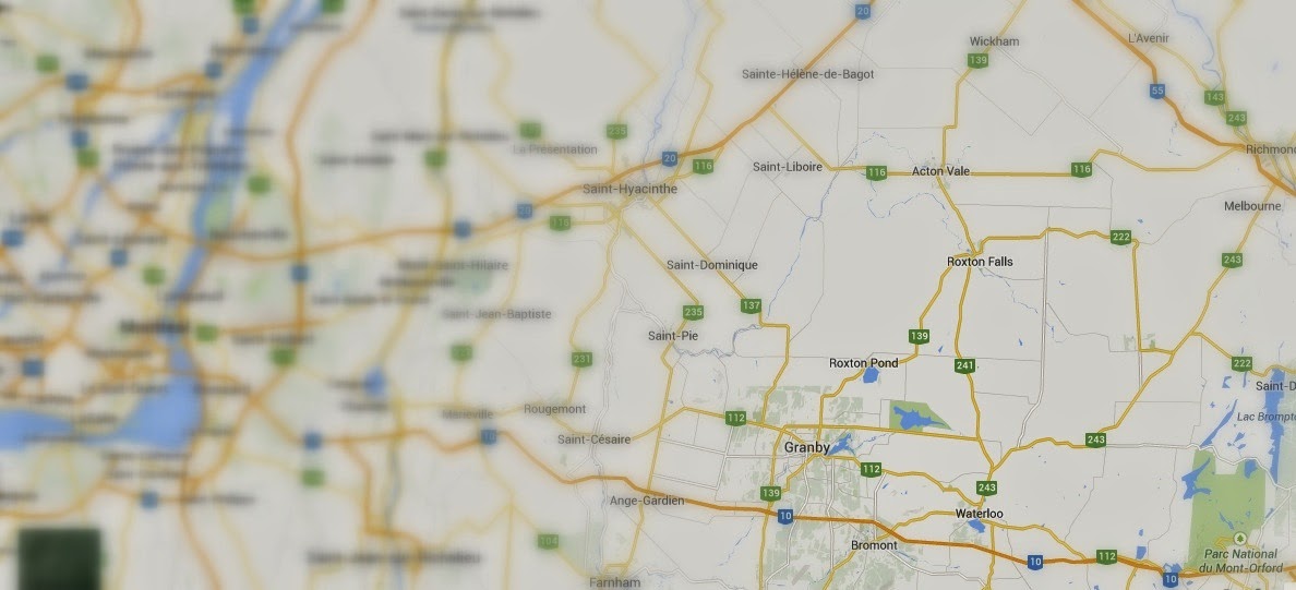 Province canadienne: De Roxton Falls au Mont-Orford