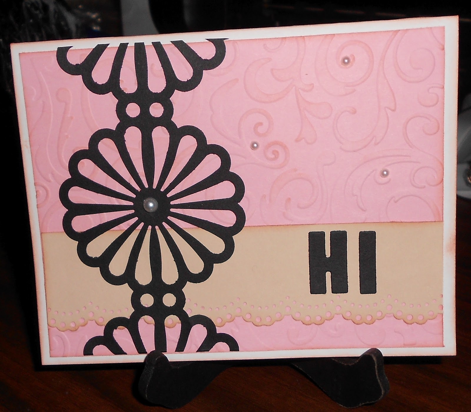 Sheryl's Crafting Corner: Hi Card - scrap pile card