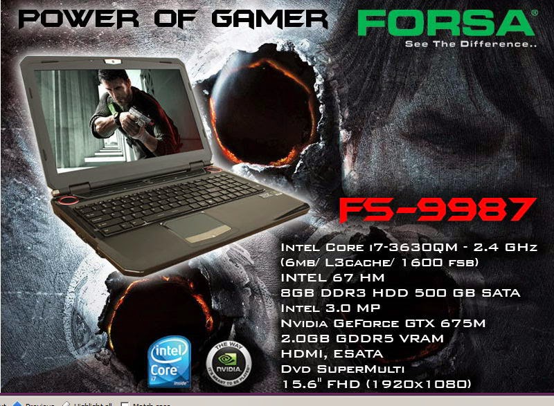 Daftar Harga Laptop Notebook Forsa Terbaru 2016 - Rangkuman Tahun 2016