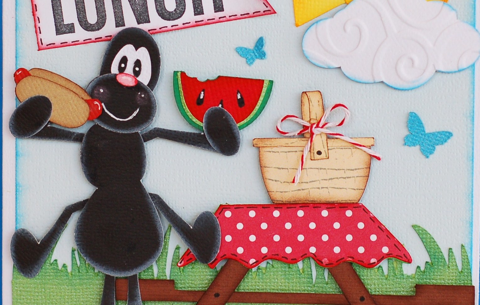 Paper Creations by Kristin: Ant Picnic Card