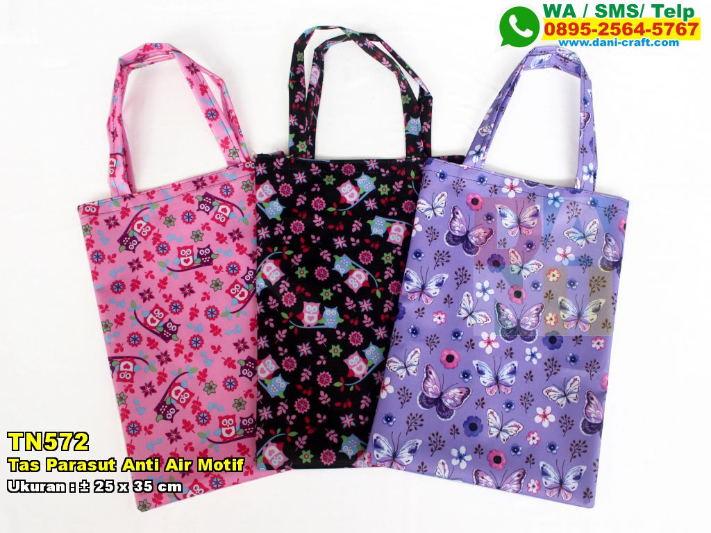 Tas Parasut Anti Air Motif | Souvenir Pernikahan