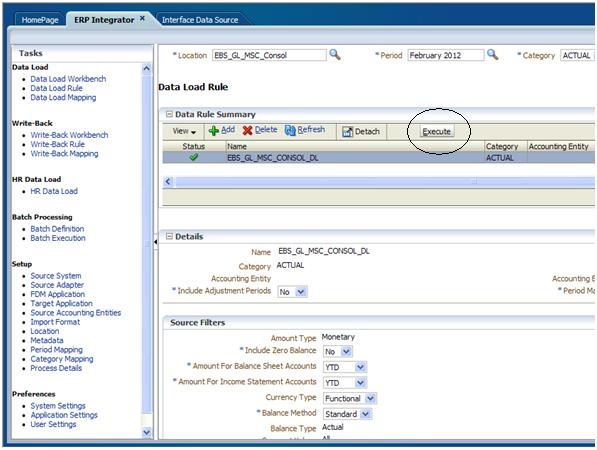 Oracle EBS, AI and Hyperion: How to verify data loaded by ERP Integrator into table