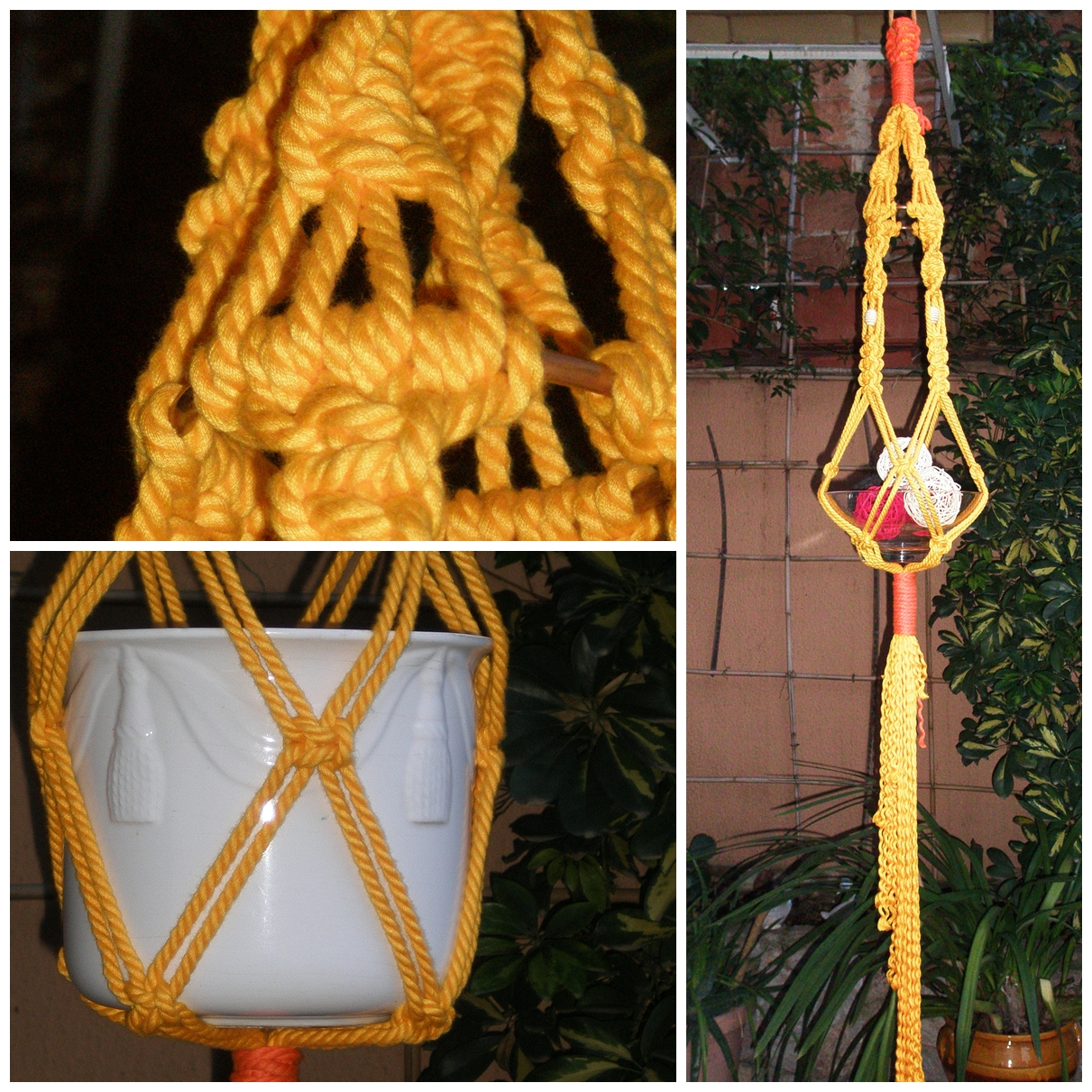 Ami: Todos los maceteros de macramé en una sola entrada