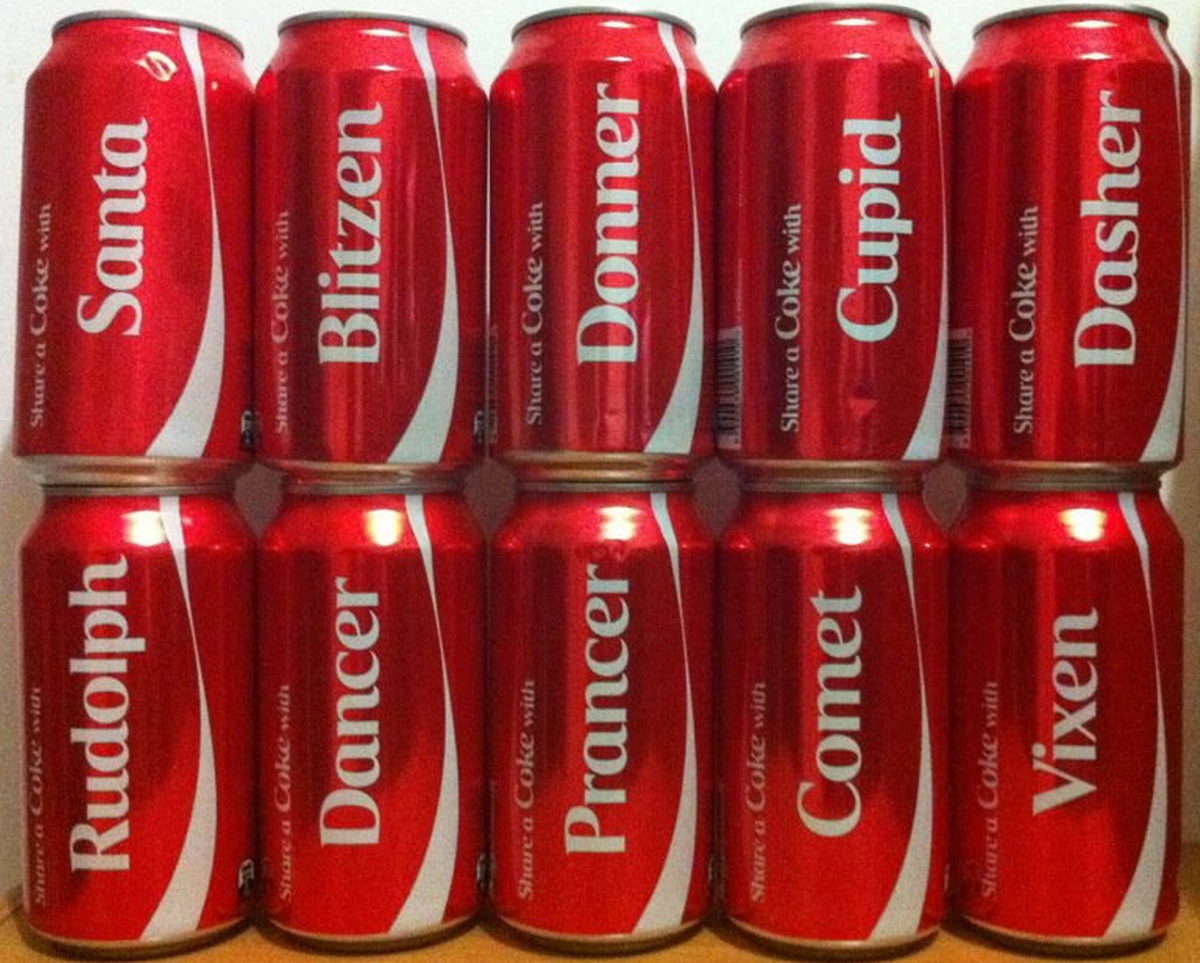 吃喝玩乐: Coca-Cola personalized cans