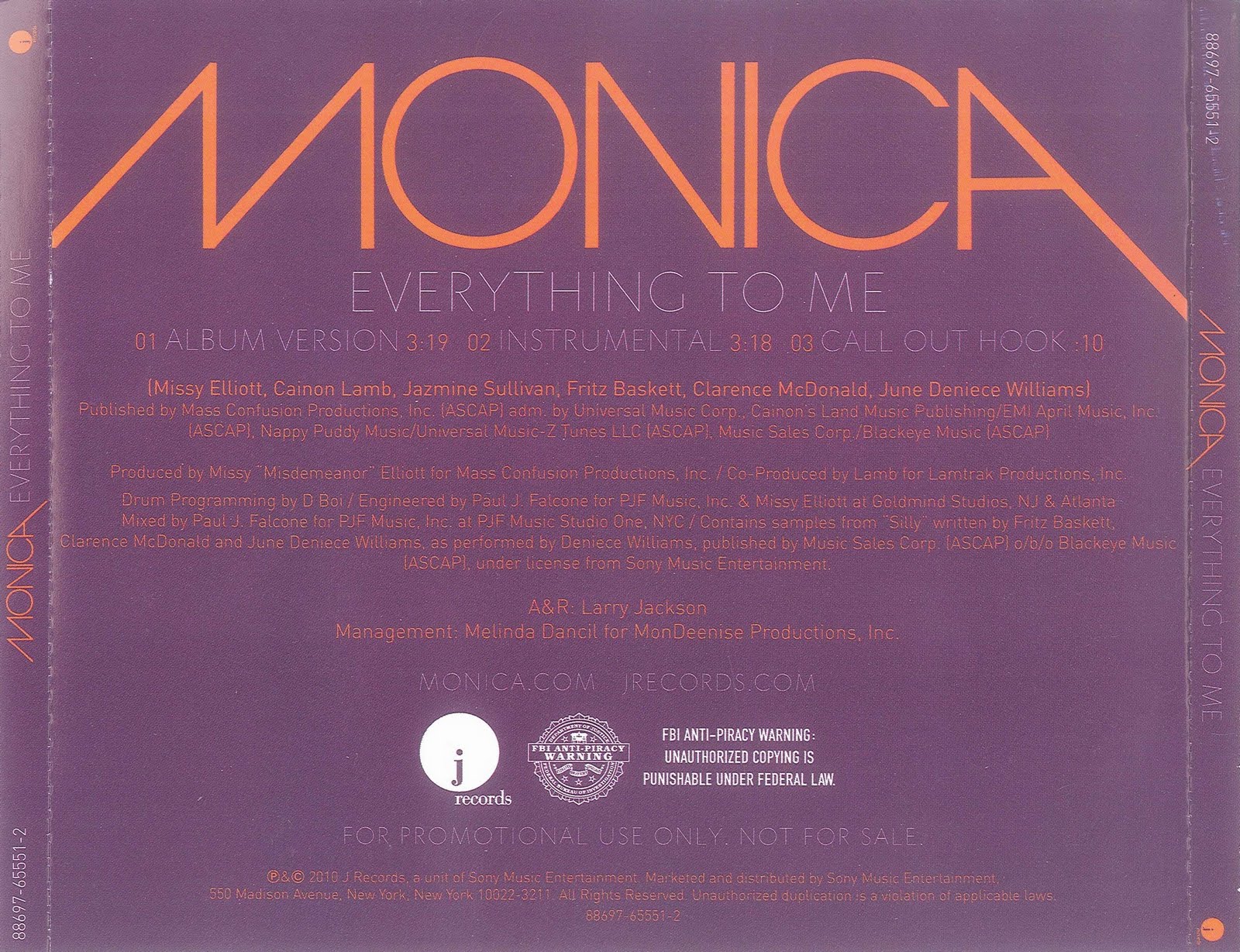 Marcelo Black Music: Monica