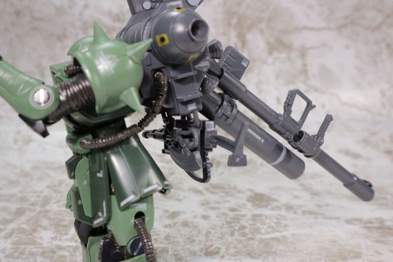 GUNDAM GUY: HG 1/144 Zaku II + Big Gun [Gundam Thunderbolt Anime Ver ...