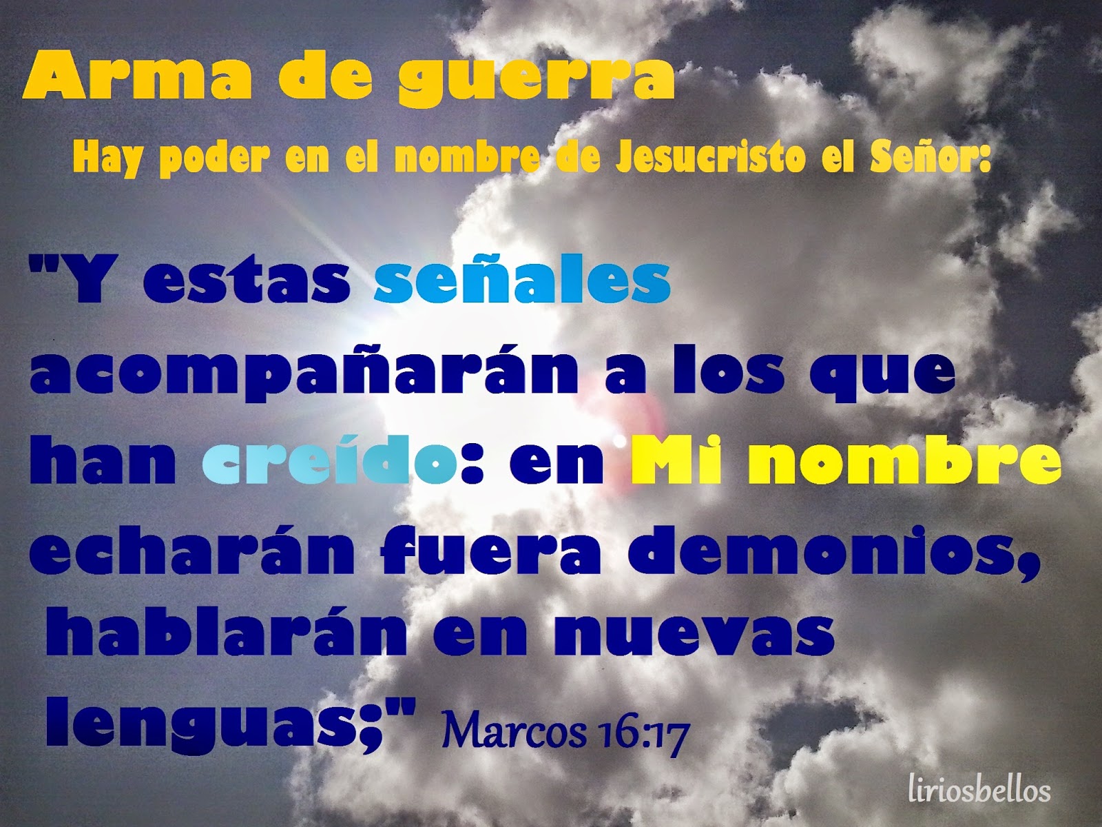Compartamos la Palabra de Elohim: En mi nombre echarán fuera demonios