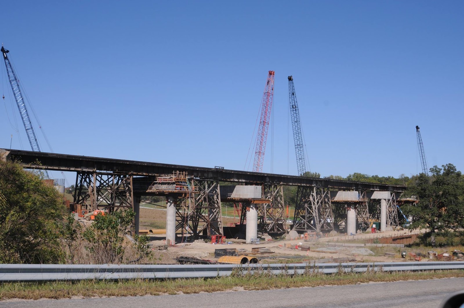 Industrial History: 1894,1907+2018 BNSF/Santa Fe Trestle near Media, IL