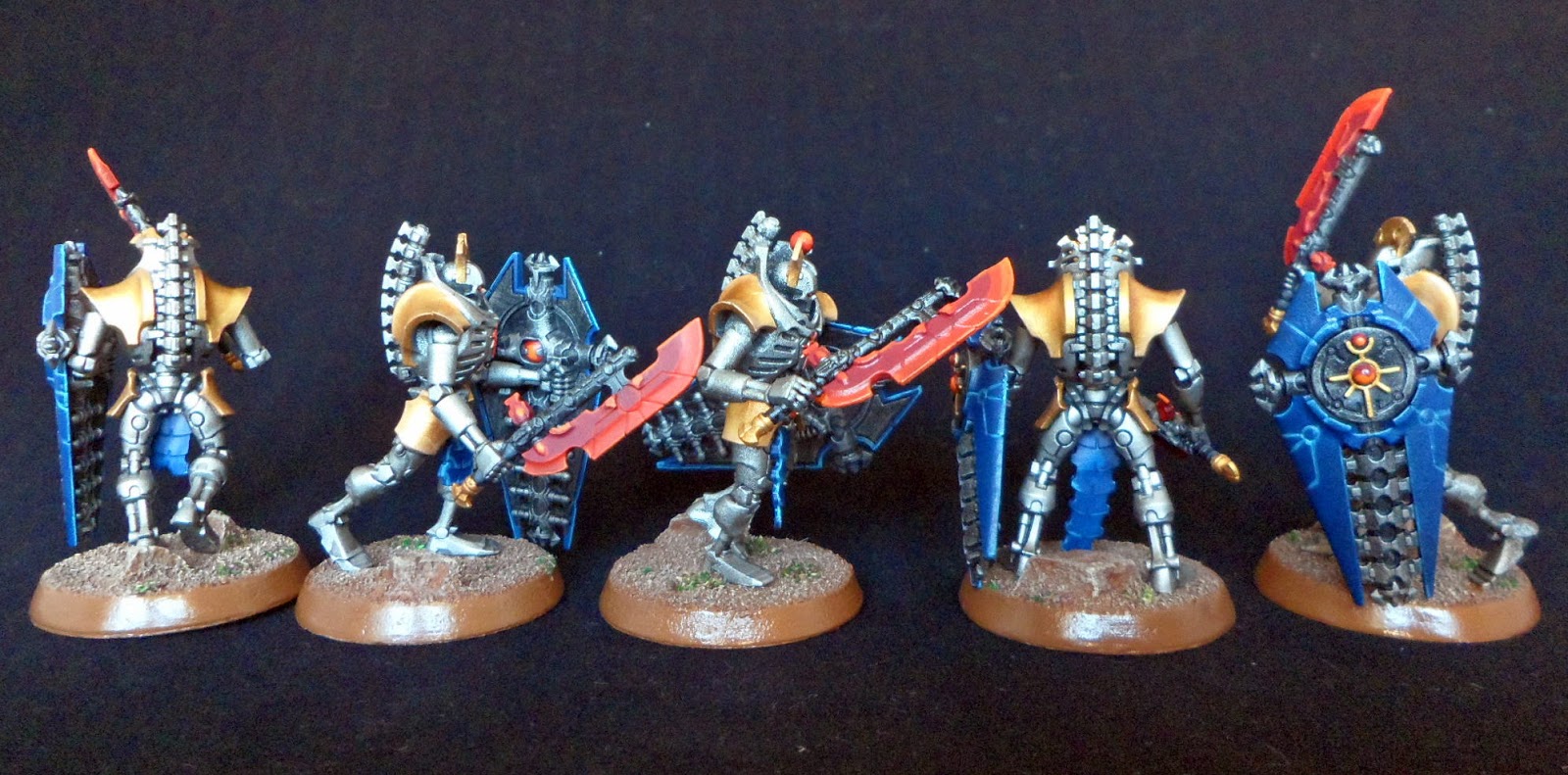 WeeMen: Necron Lychguard Squad w/ Hyperphase Swords and Dispersion Shields