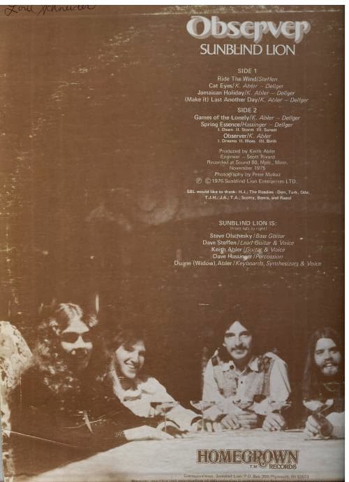 WHEN THE LEVEE BREAKS: SUNBLIND LION