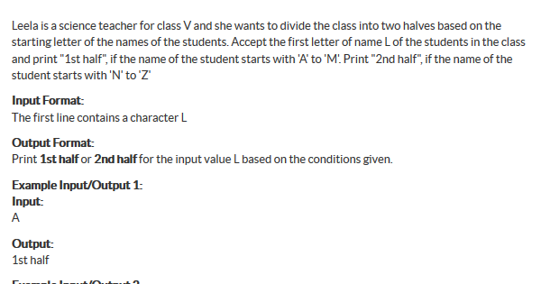 1st Half / 2nd Half Alphabets