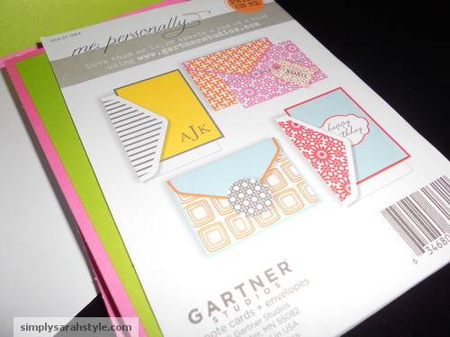 Design Your Own Note Cards - Simply Sarah Style