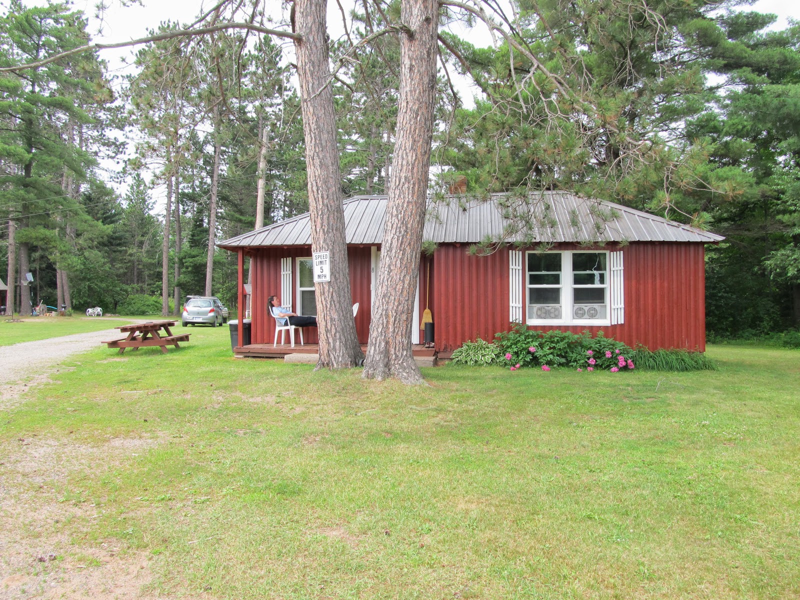 Sur la route en bécik: Jour 46 - Kenton, Michigan, USA