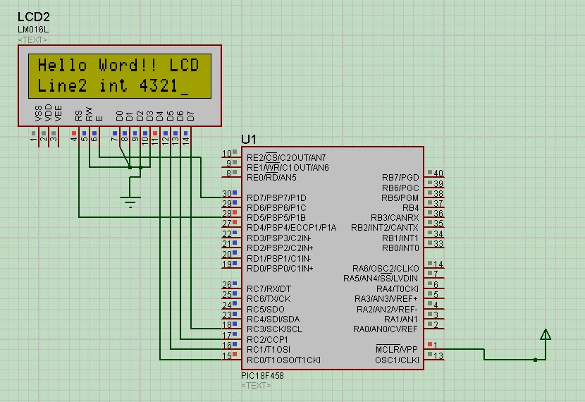 Embedded Engineering : HD44780 16x2 Char LCD Interfacing with microcontroller