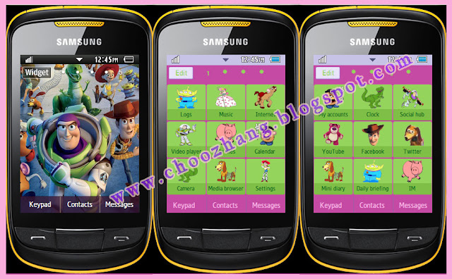 Samsung Corby 2 or S3850 - Toy Story Theme - ChooZhang - Corby Cat