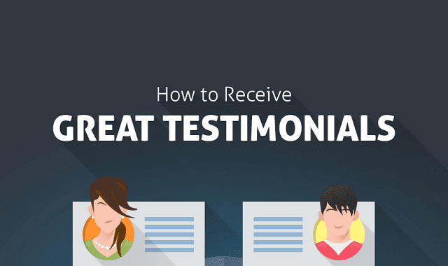 How to Receive Great Testimonials #infographic - Visualistan