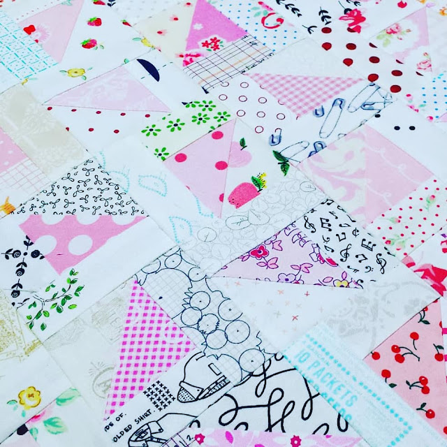 Scrappy Triangles Quilt Block Tutorial