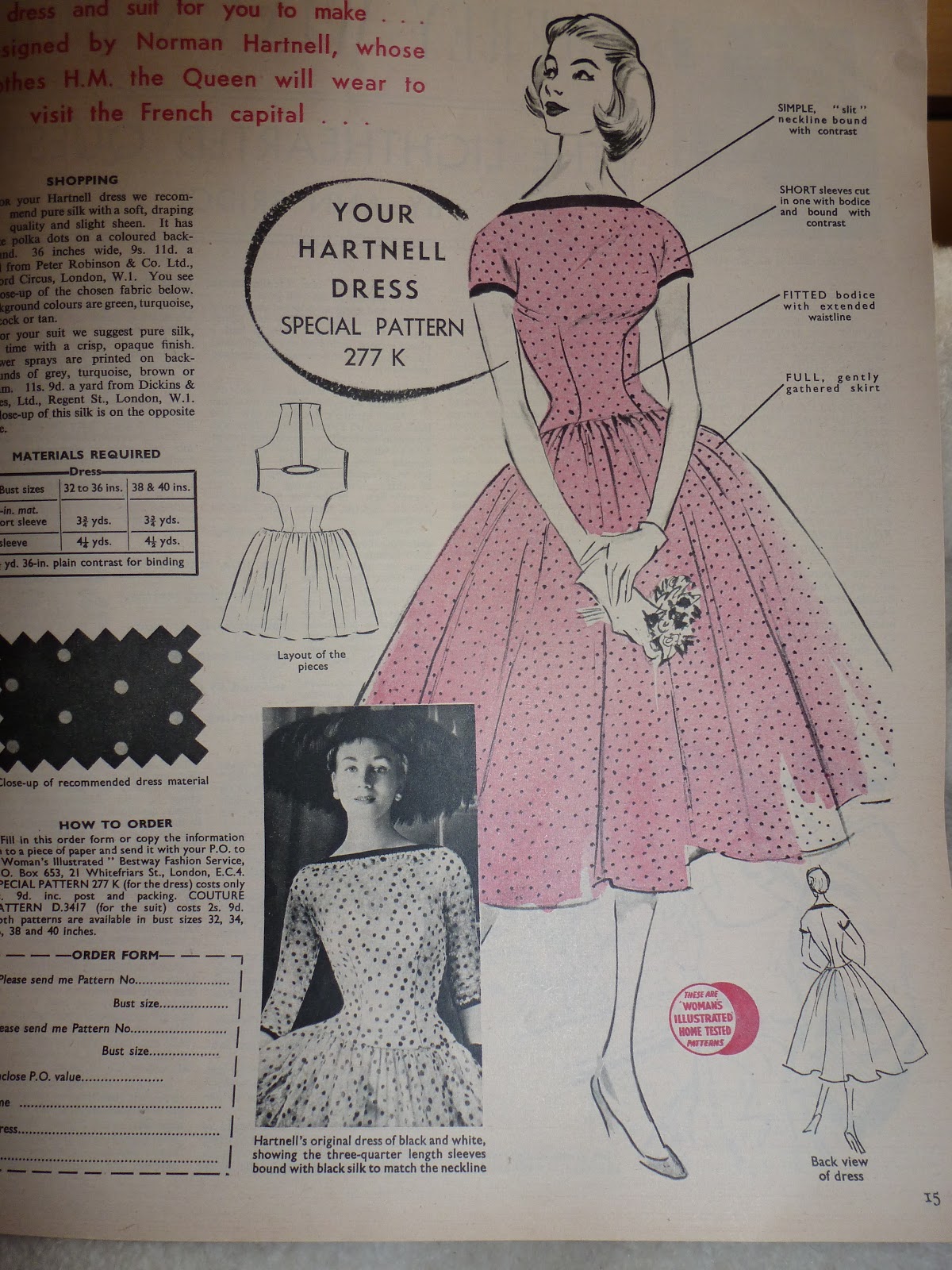 What Kate-Em did next.: 1950s couture patterns by post.