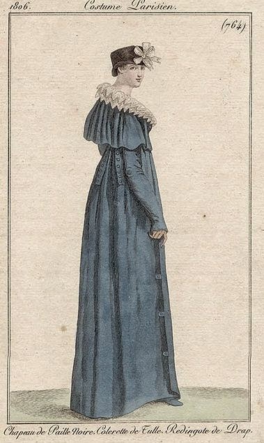 La Châtelaine Chocolat: Le Modiste: Update on the Regency outerwear