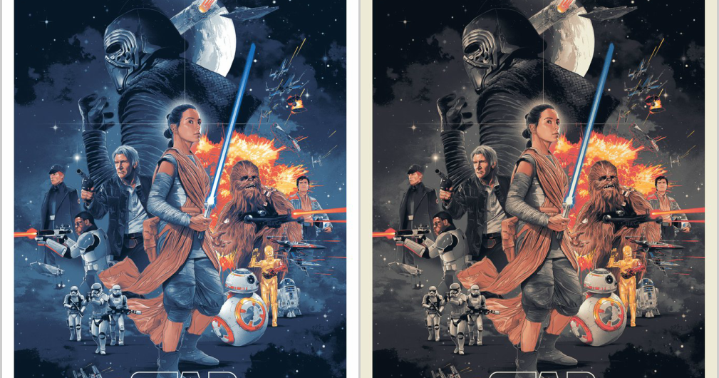 The Blot Says...: Star Wars: The Force Awakens Screen Print by Gabz x ...