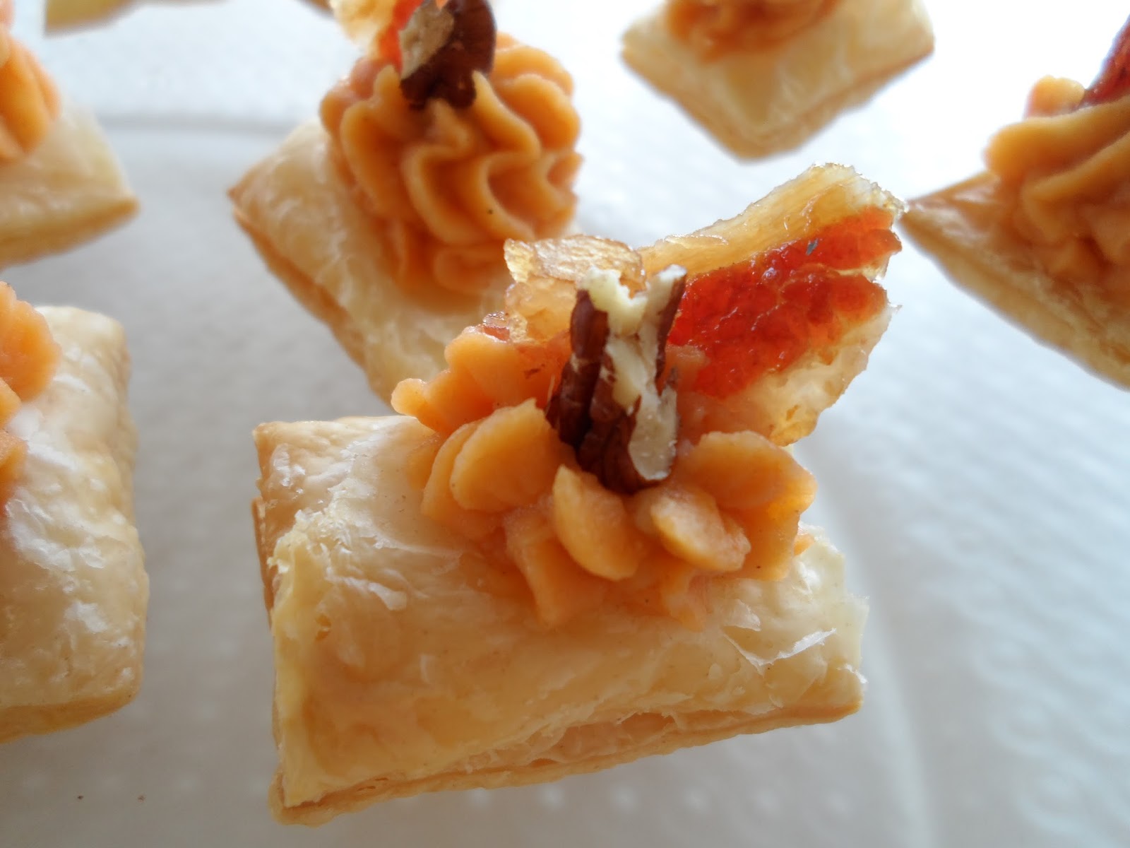 Candied Bacon And Yam Appetizers
