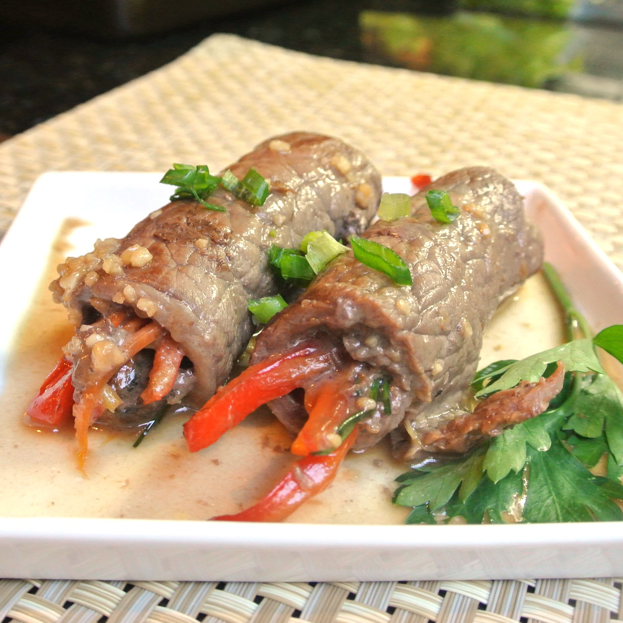 Mom, What's For Dinner?: Pan Seared Steak Rolls