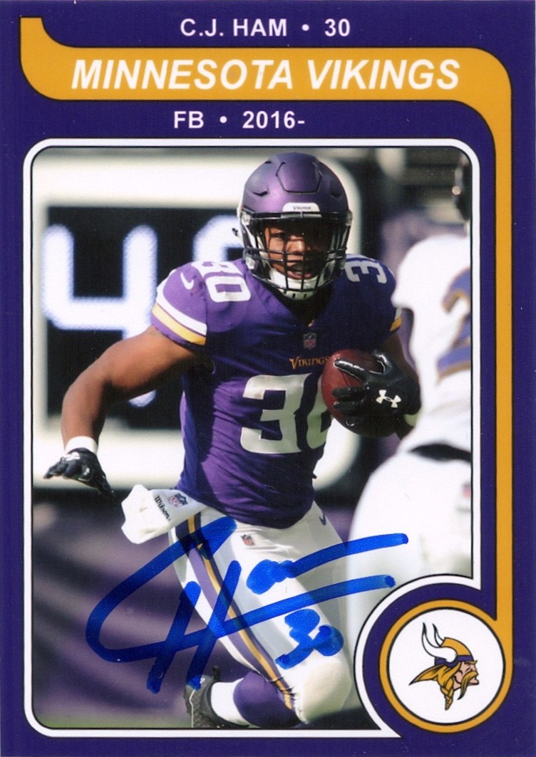Minnesota Sports Autograph Project: C.J. HAM