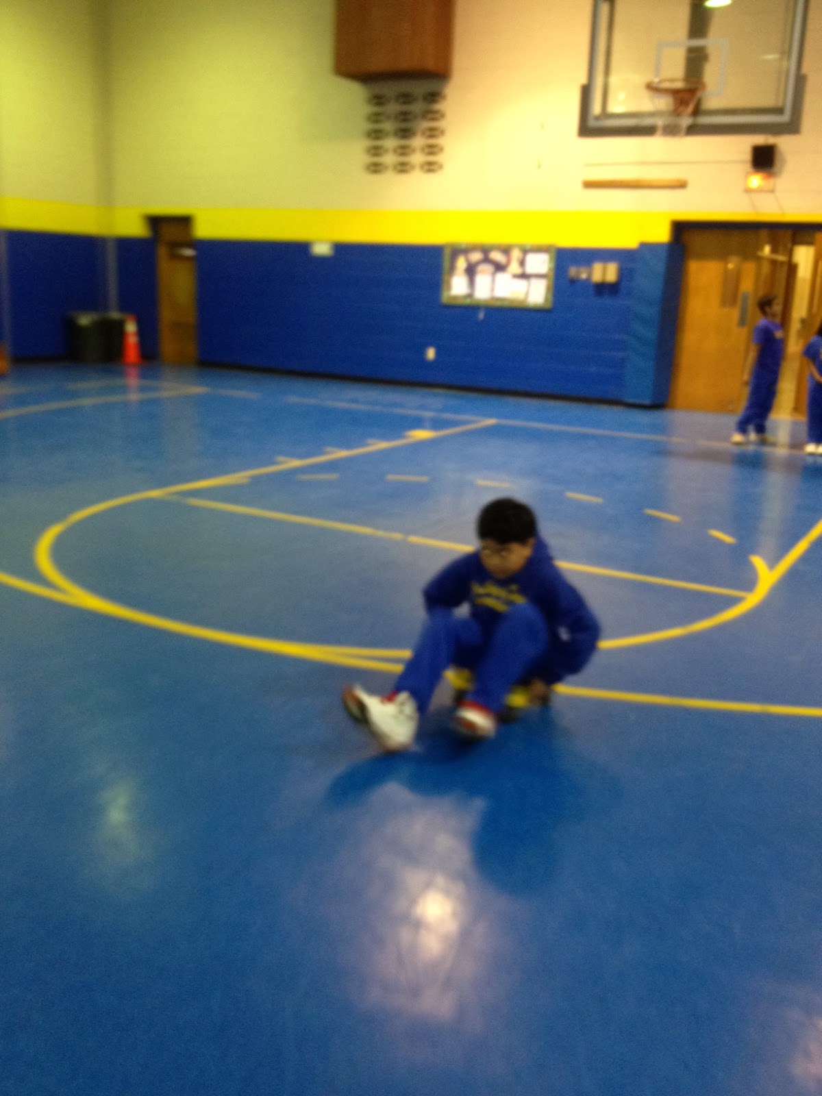 Our Lady of Peace School: Grade 4 relay races during gym class this ...