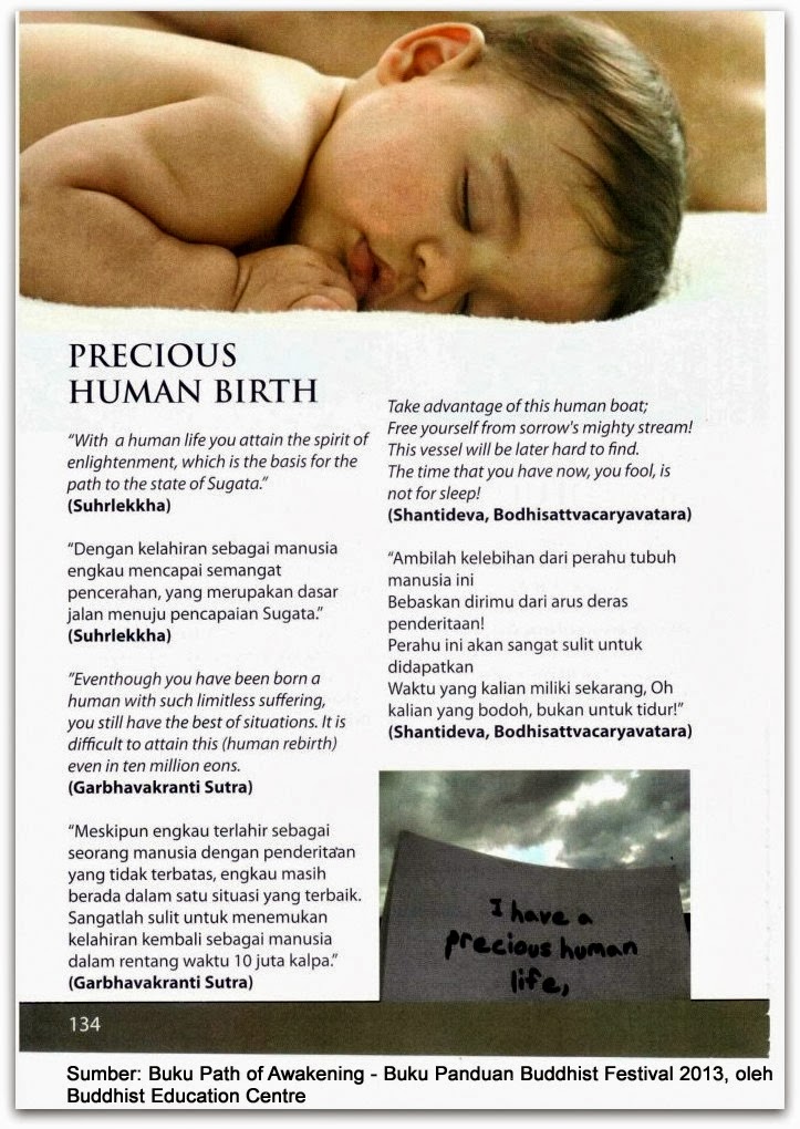 sharing: Precious Human Birth