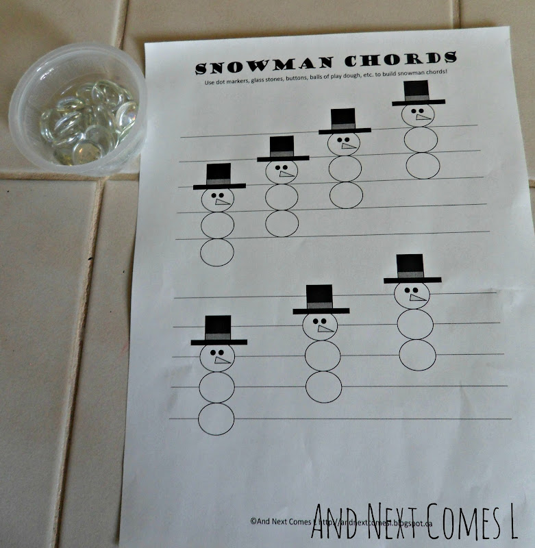 Snowman Chords With Free Printable | And Next Comes L - Hyperlexia ...