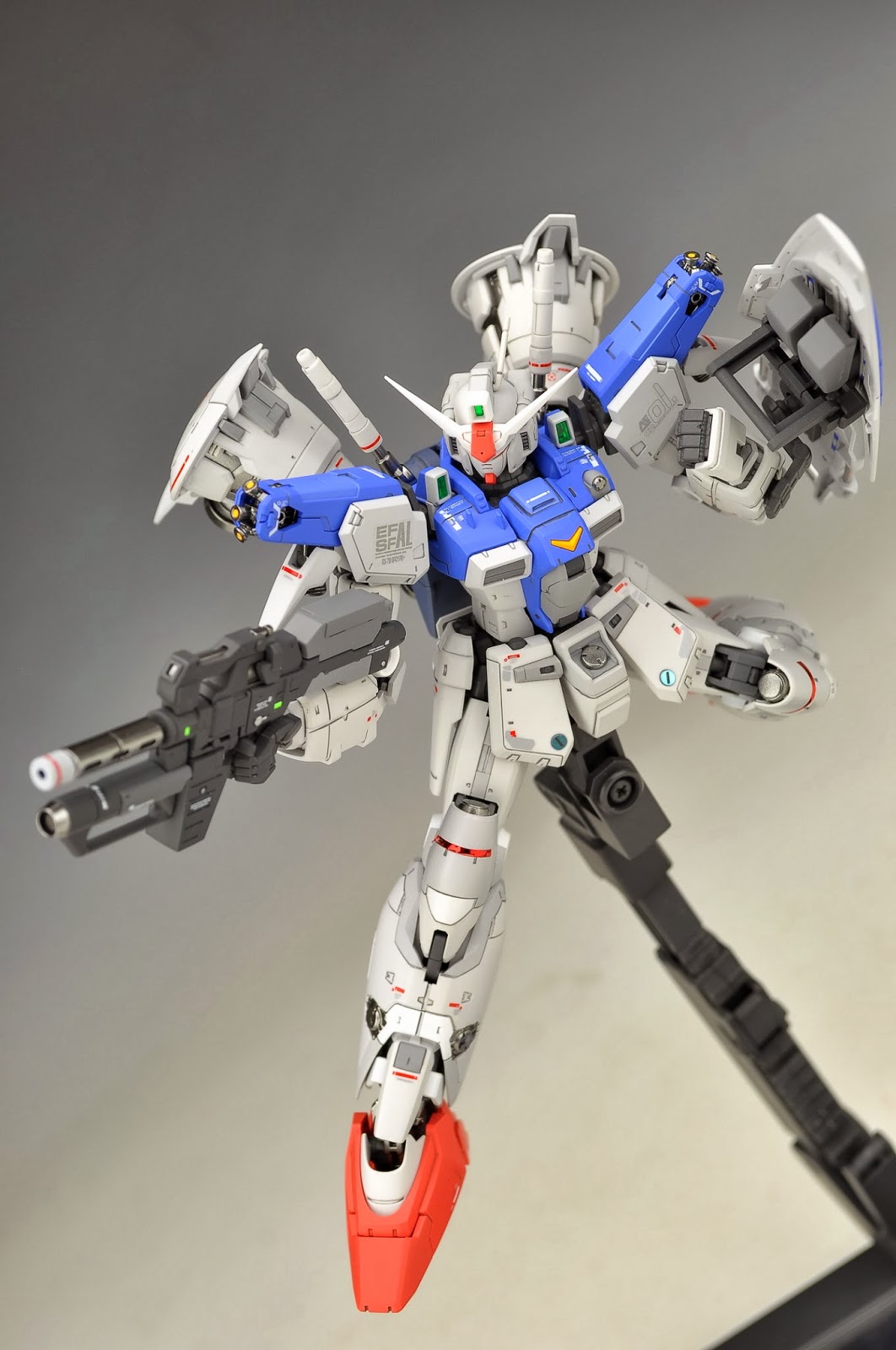 GUNDAM GUY: RG 1/144 GP01 Full Burnern + System Weapon 003 - Painted Build