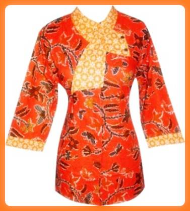 Aneka warna model baju batik pramugari trendy